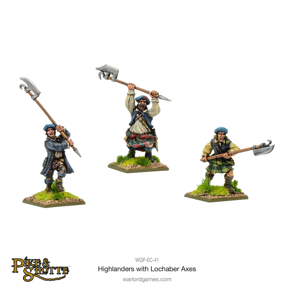 Pike & Shotte: Highlanders with Lochaber Axes | Battle City Games